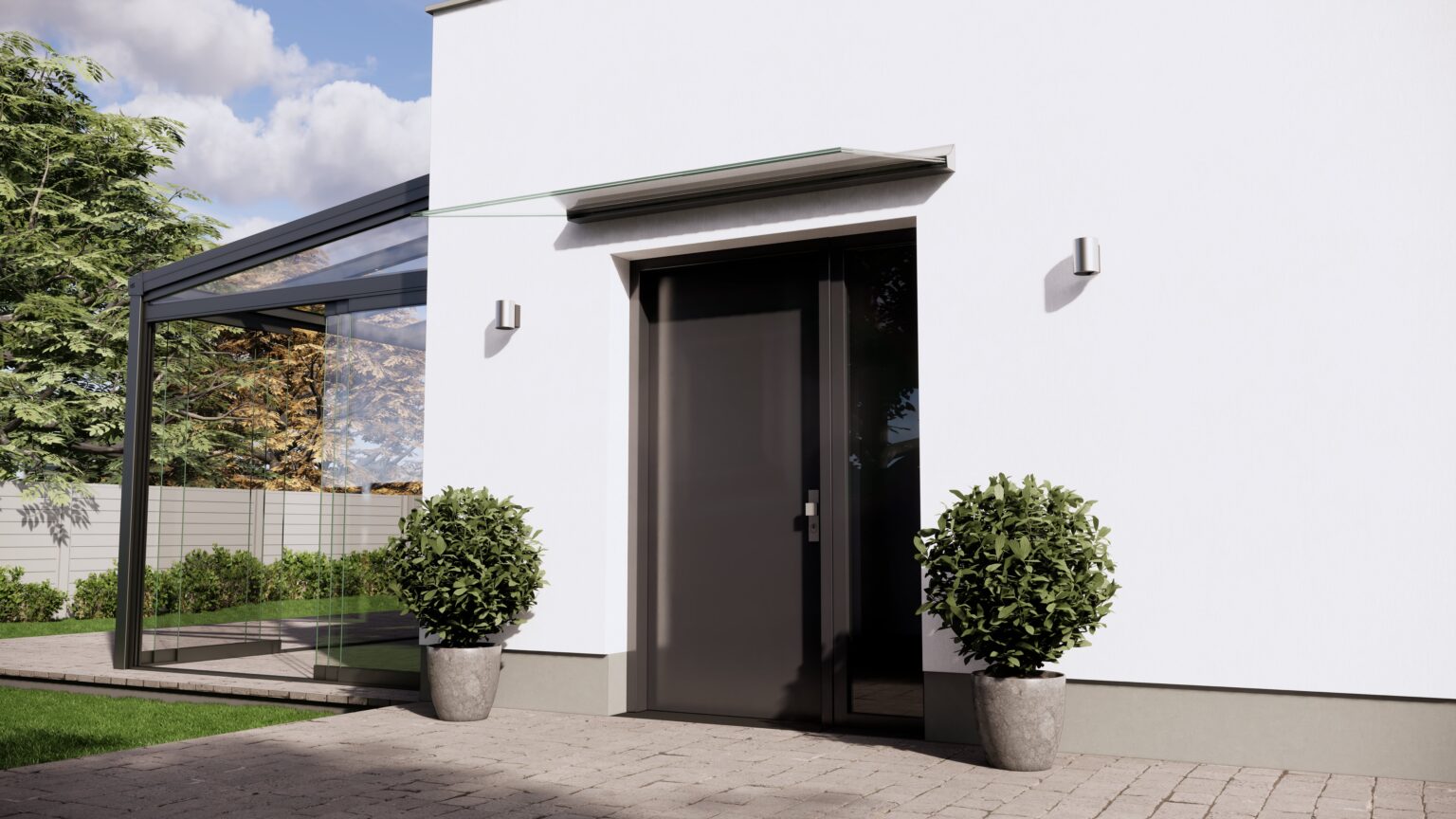 KD Sky | Eingangsüberdachung kaufen von KD Überdachung GmbH